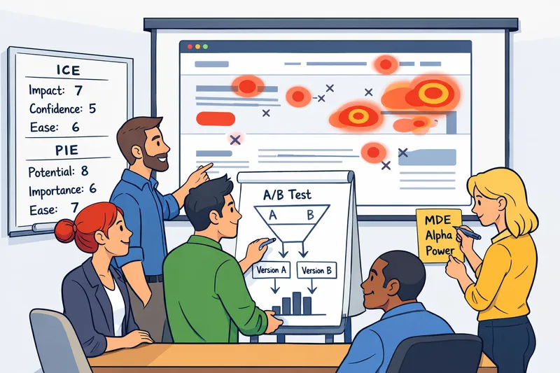 Turn Heatmap Data into Winning A/B Tests