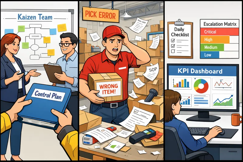 Sustain Supply Chain Gains: Control Plans & KPIs