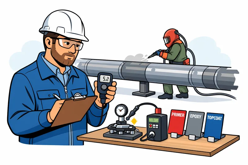 Coating Repair ITP Template & Checklist