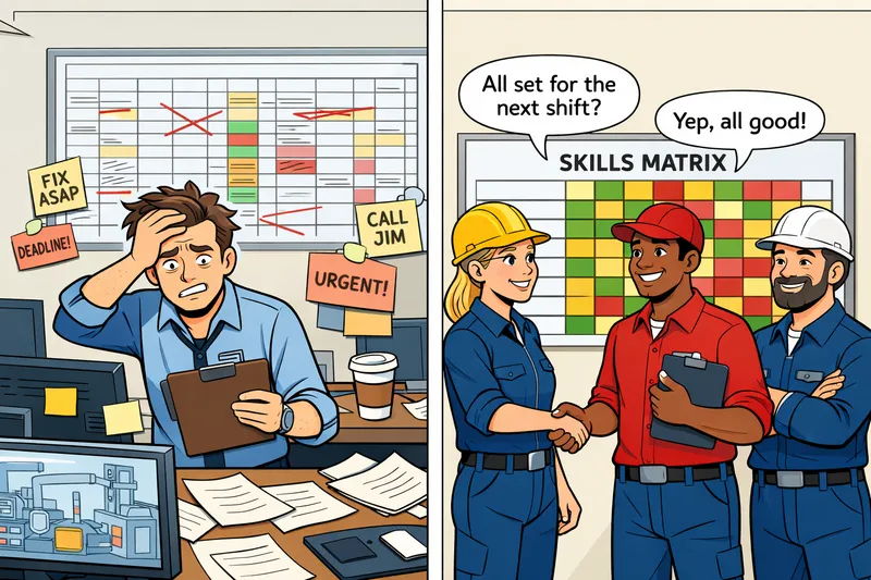 Step-by-Step Manufacturing Skills Matrix