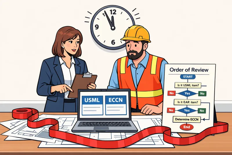 ITAR Jurisdicción y USML: guía práctica